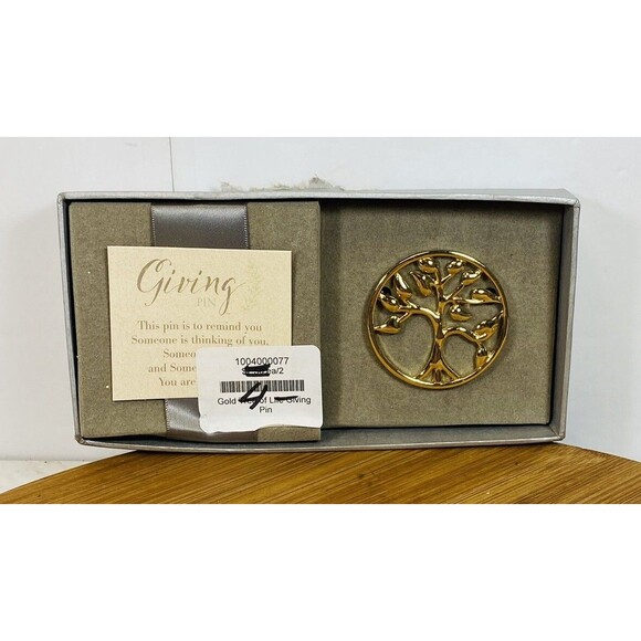 Demdaco | Jewelry | Demdaco Tree Of Life Goldtone One Size Womens Zinc ...